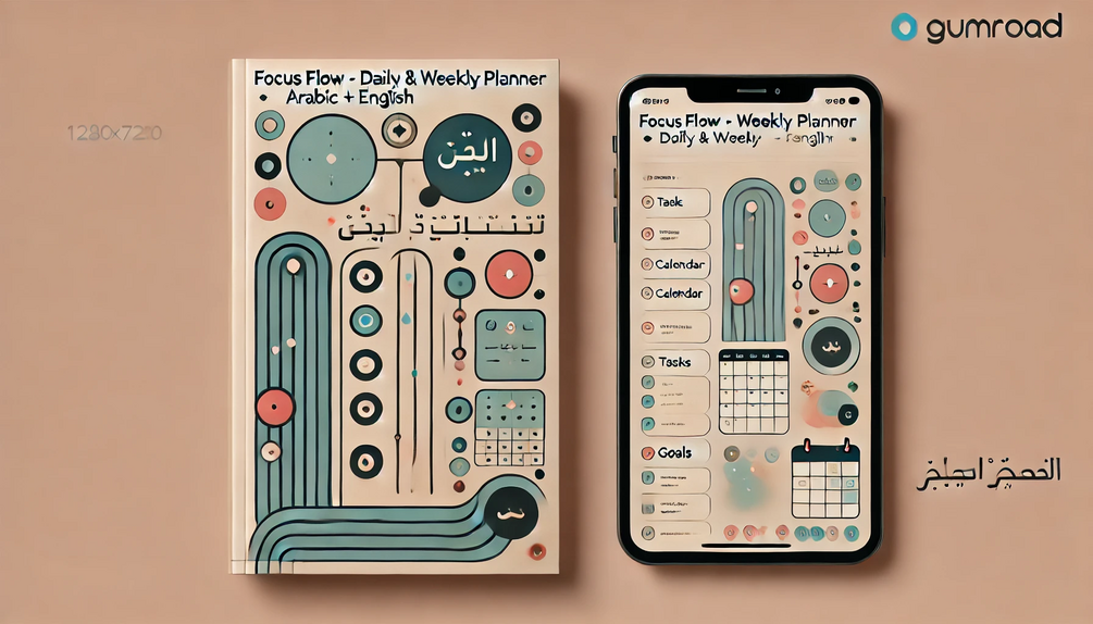 Focus Flow – Daily & Weekly Planner (Arabic & English)