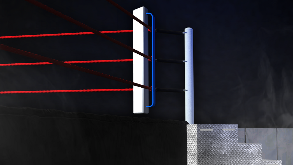 Pro Wrestling Ring 3D Kit