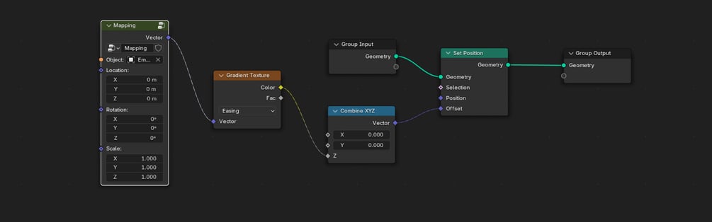Blender: Geometry Nodes: Mapping