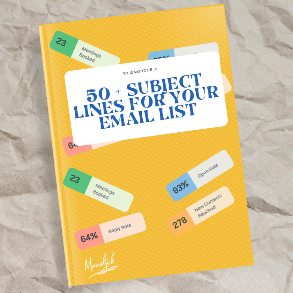 Subject Line Cheat Sheet