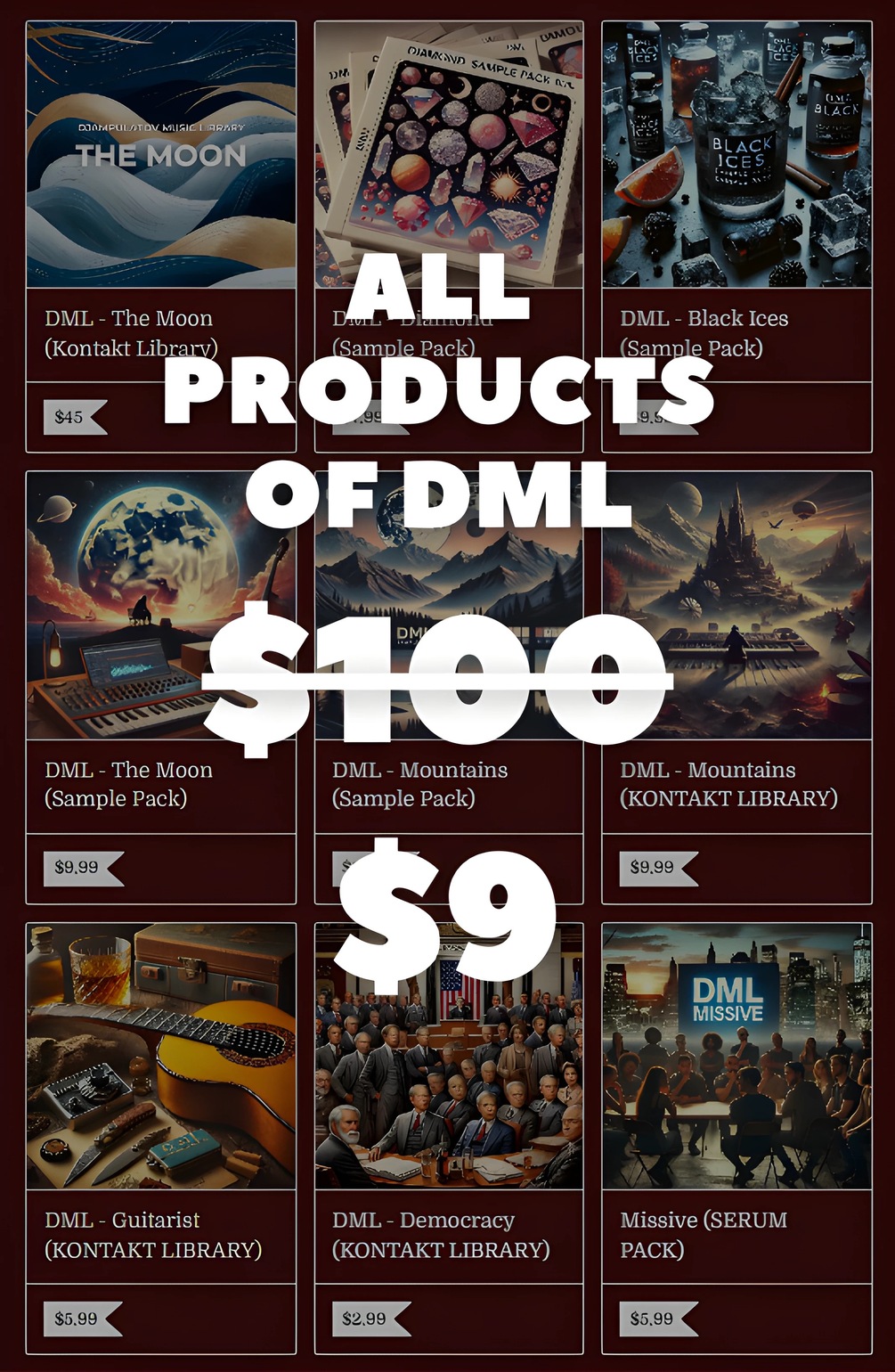 All products of DML