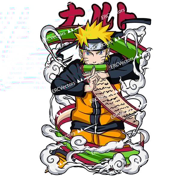 SVG Naruto Vector, PDF , PNG, SVG , AI