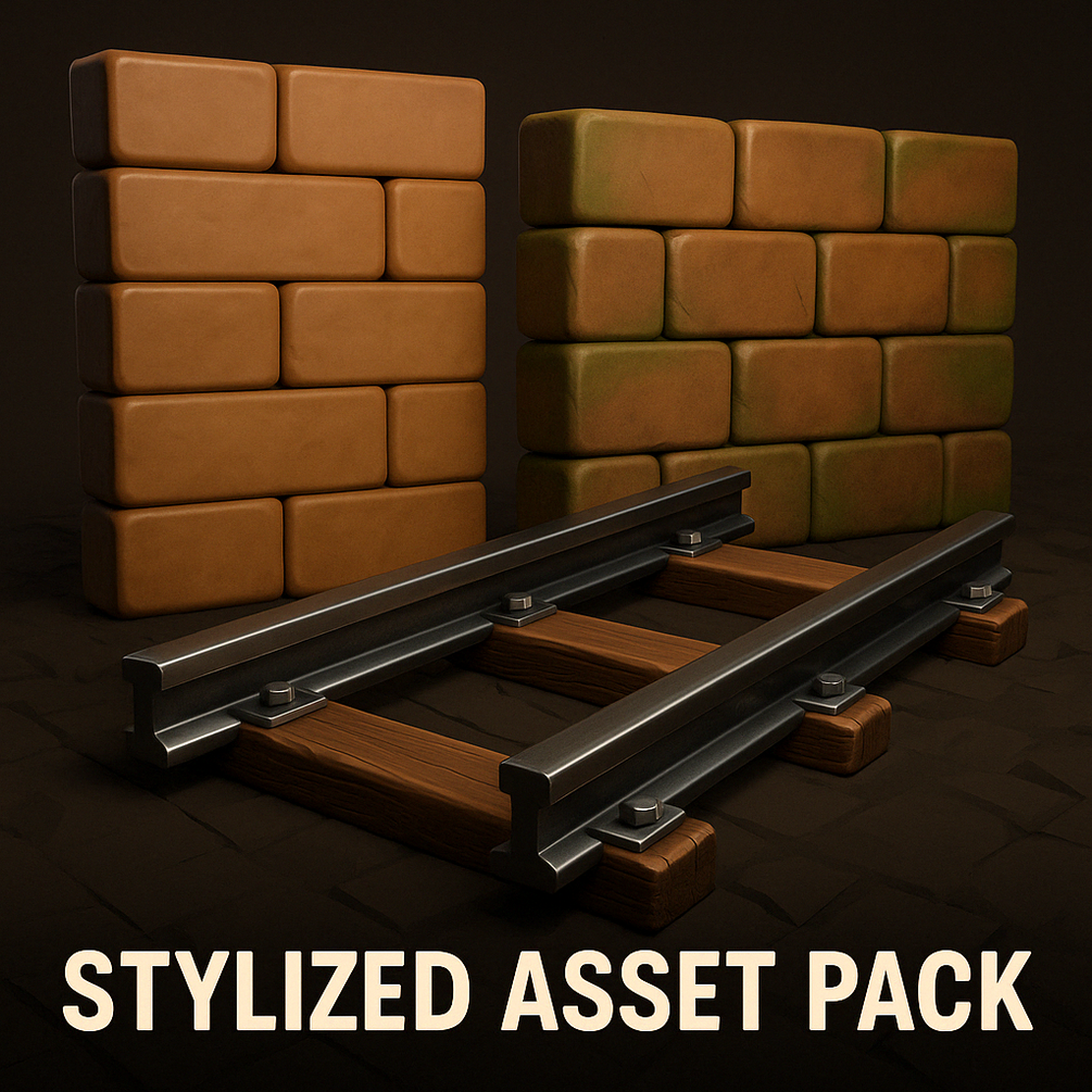 Stylized Tunnel Starter Kit (Modular Assets)