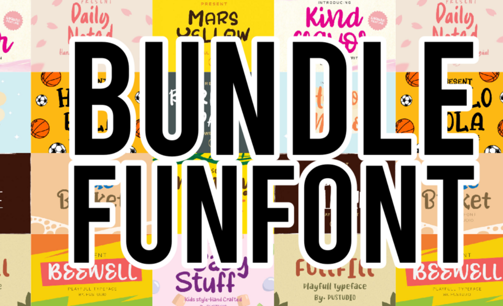 Bundles Fonts Ultimate Fonts Collection More Than Fun Fonts Bundles