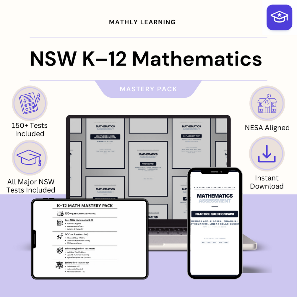 NSW K–12 Mathematics Mastery Pack