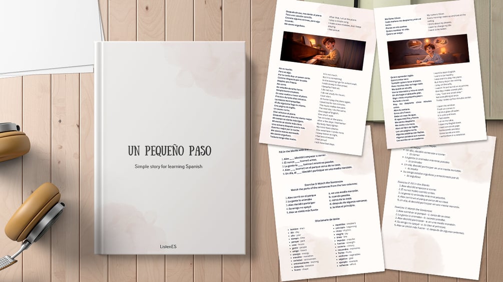 Learn Spanish with Bilingual Story ( Un pequeño paso)
