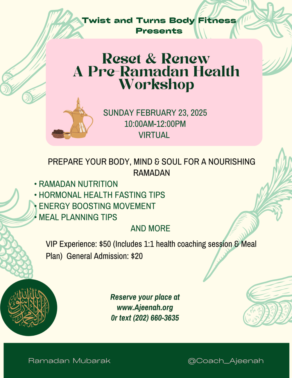 Pre-Ramadan Health Workshop