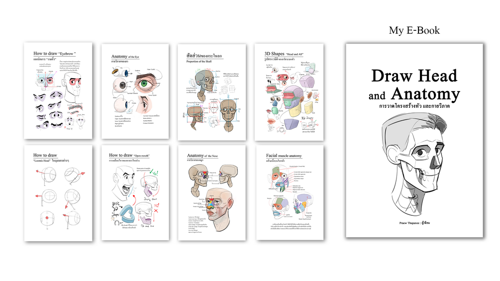 E-Book: Draw Head and Anatomy. :ไฟล์PDF