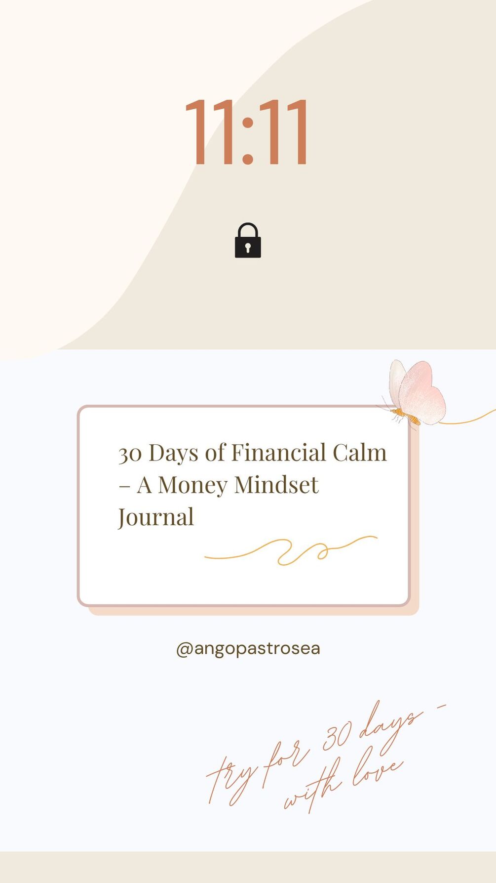 30 Days of Financial Calm – Aesthetic Money Mindset Prompts (A4 Printable)