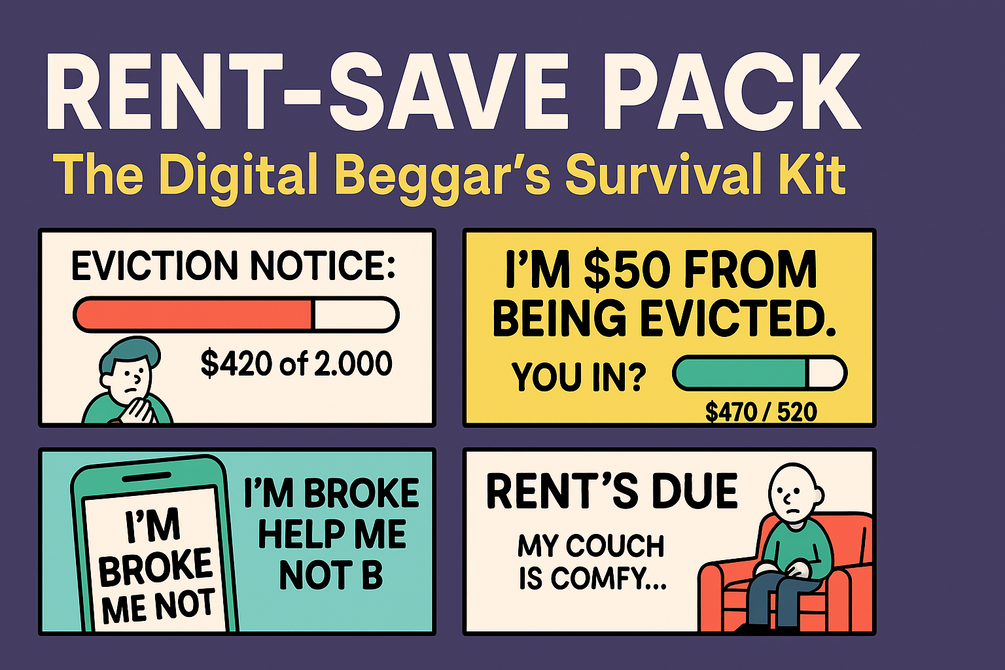 Rent-Save Pack: The Digital Beggar’s Survival Kit