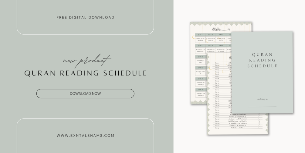 Quran Reading Schedule