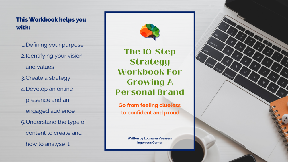The 10-Step Strategy Workbook for Growing A Personal Brand
