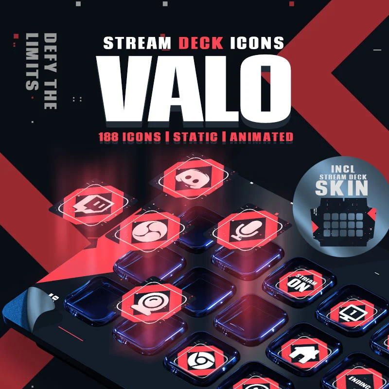Valo Stream Deck Icons