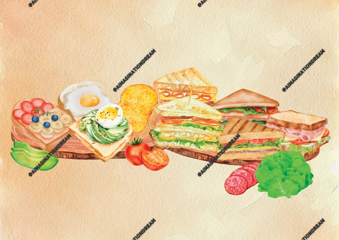 SANDWICHES & TOASTS THEME POSTER & CALENDAR