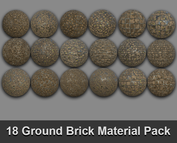 18 Ground Brick Material Pack