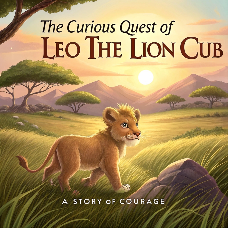 The Curious Quest of Leo the Lion Cub-story of kids