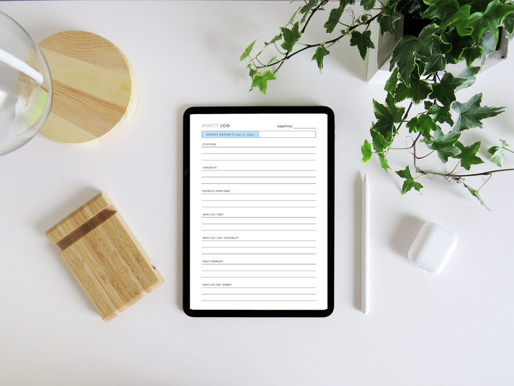 Printable Anxiety Log Template PDF