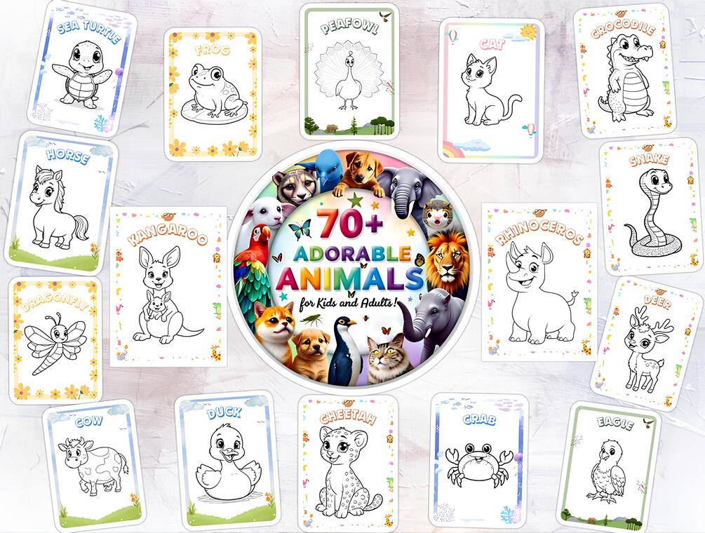 My First Animal Coloring Book