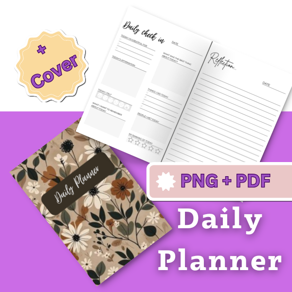 Daily Planner | KDP interior