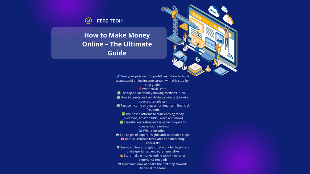 How to Make Money Online – The Ultimate Guide