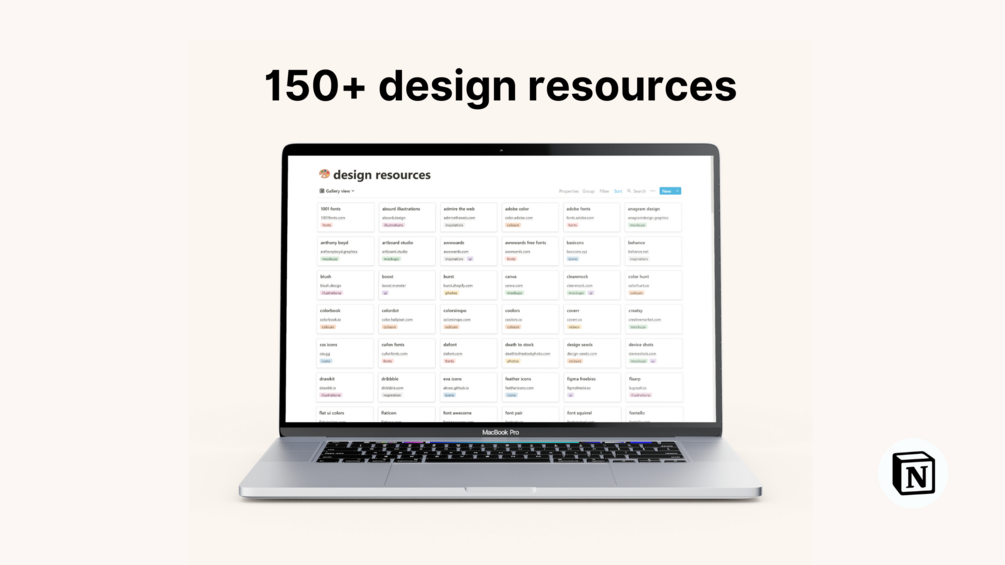 Design Resources Notion Template