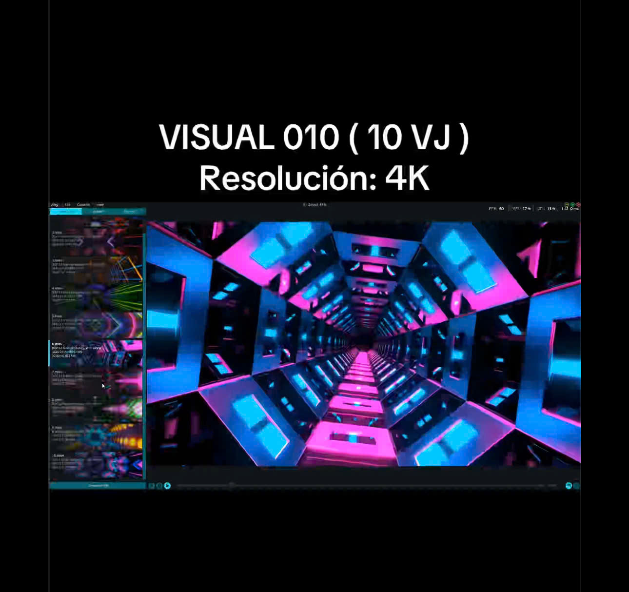 VISUAL 010 4K ( 10 VJ )