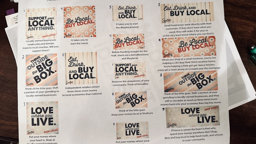 Keep it local graphics