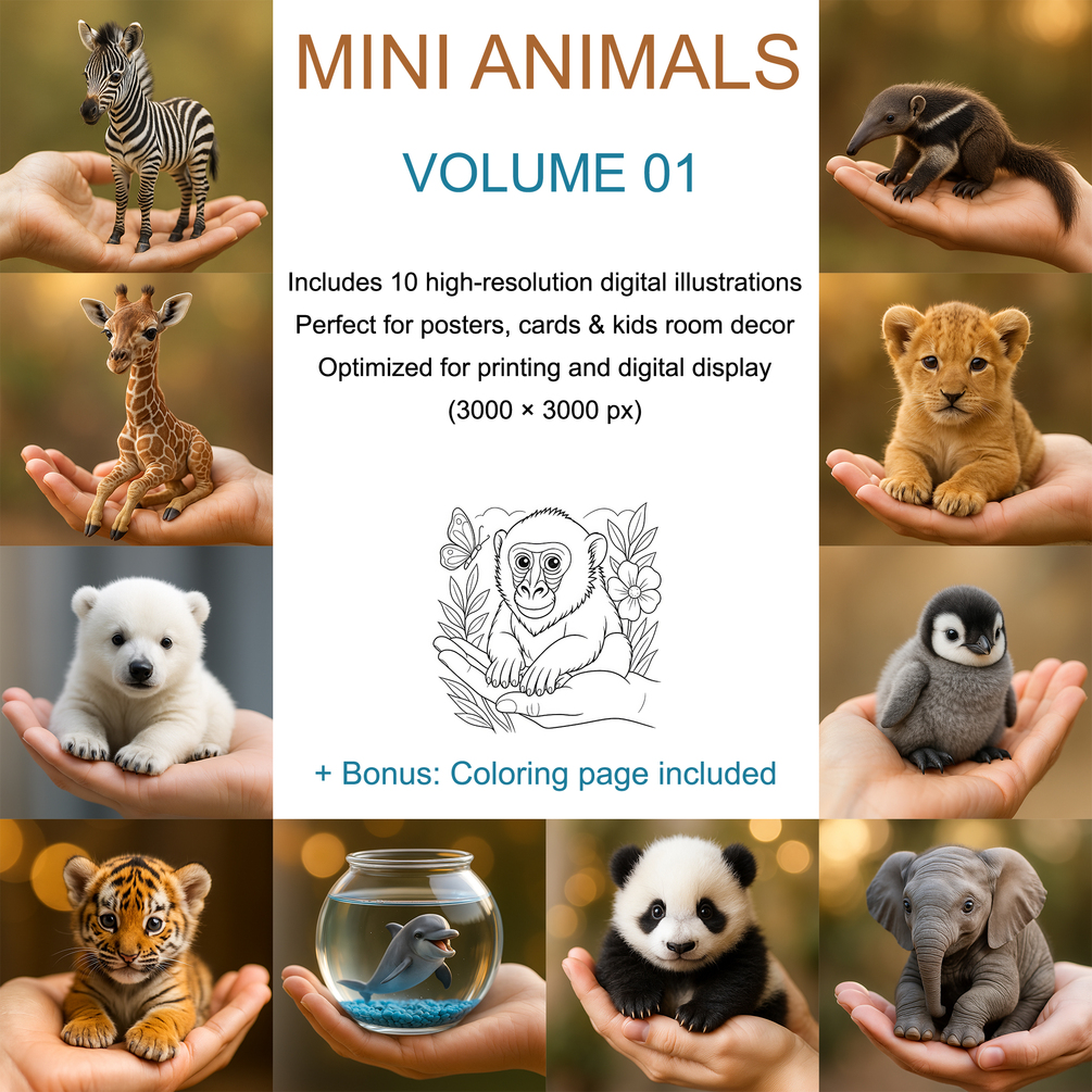 Mini Animals – Volume 01