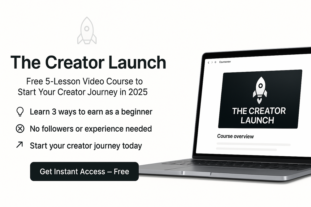 The Creator Launch (FREE Course)