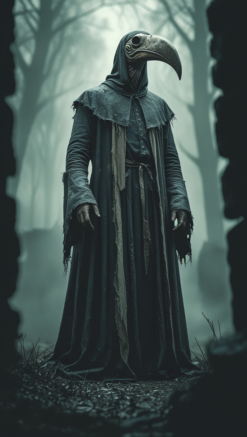 Haunting Plague Doctor | Gothic Dark Fantasy Image