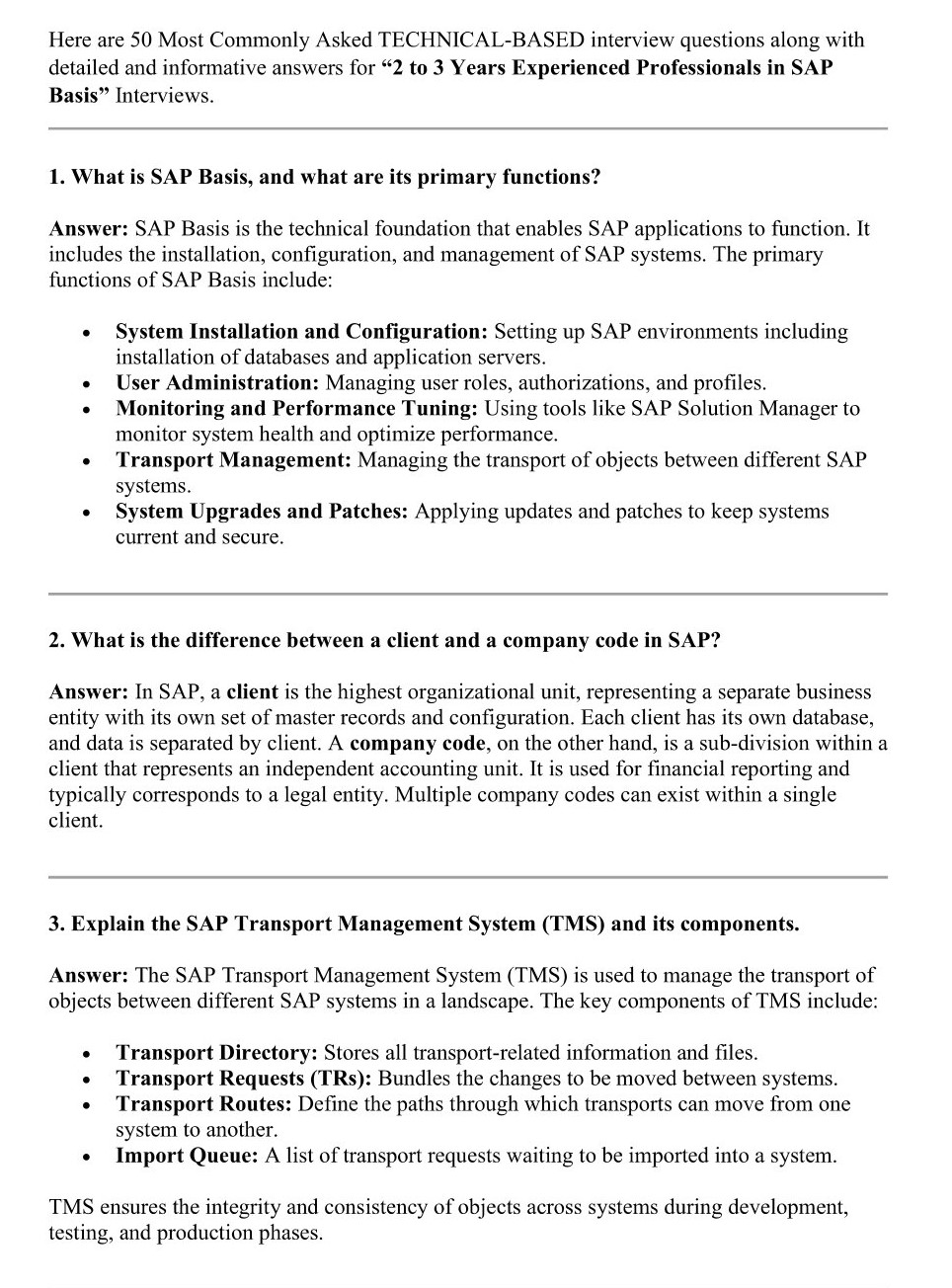 8 PDFs of ALL Types of Most Asked Interview Q&A (Scenario-Based, Technical, Behavioral, Real ...