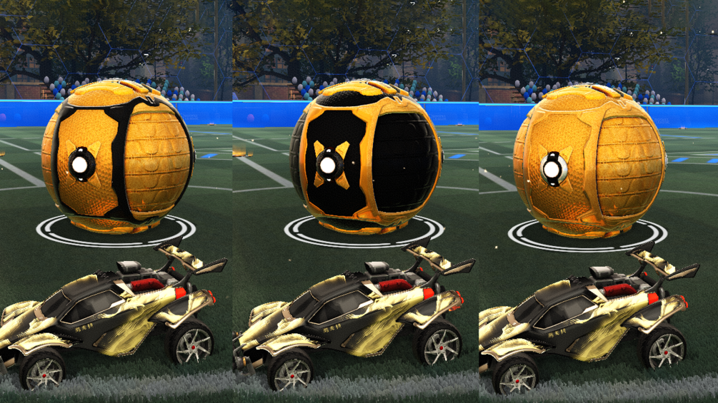 Gold Alpha Ball Skin Bundle (Pack of 3)