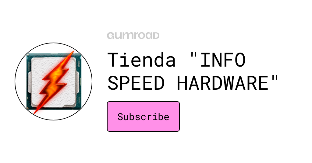 Tienda "INFO SPEED HARDWARE"