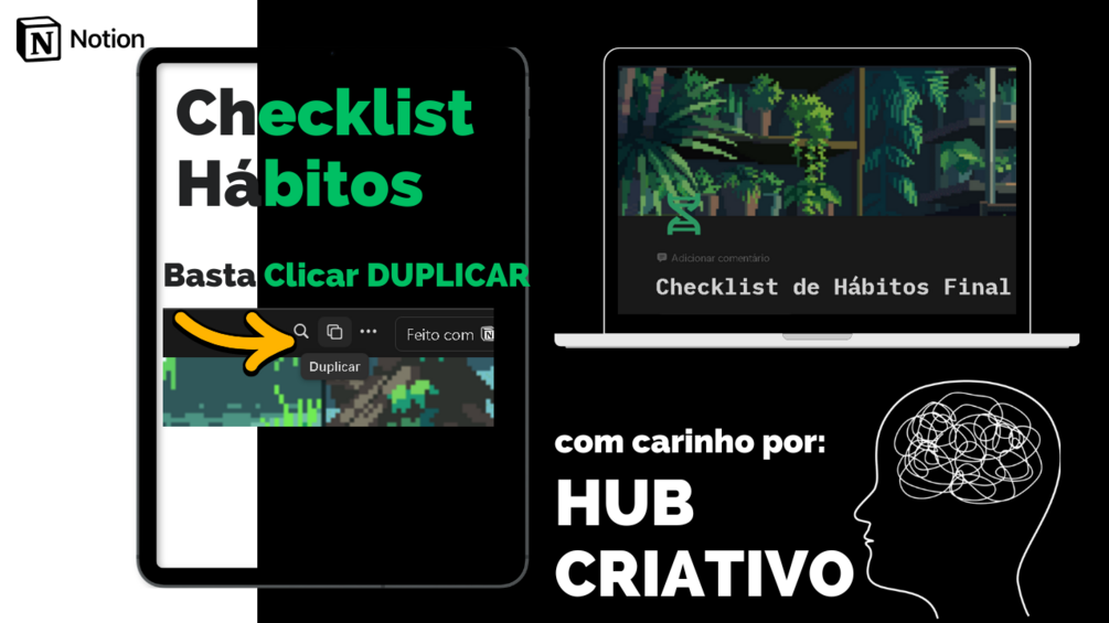 [Template Notion] Checklist de Hábitos
