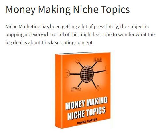 Money Making Niche Topics