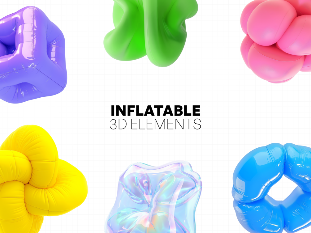 Inflatable 3D elements Pack