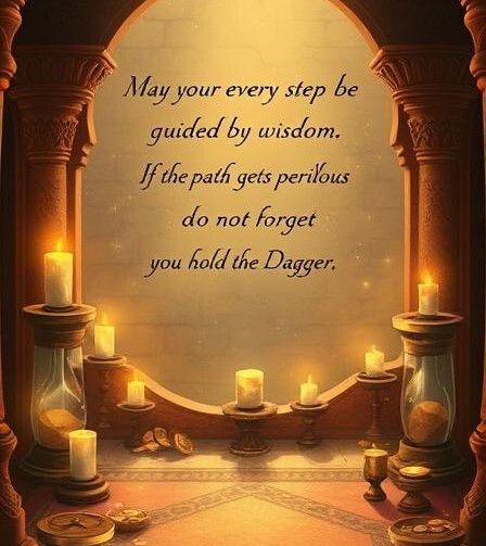 Prince of Persia–inspired time-travel birthday theme card