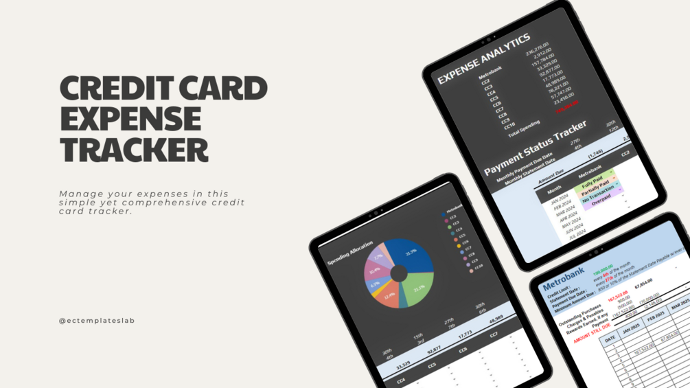 Credit Card Expense Tracker - Google Sheets Template