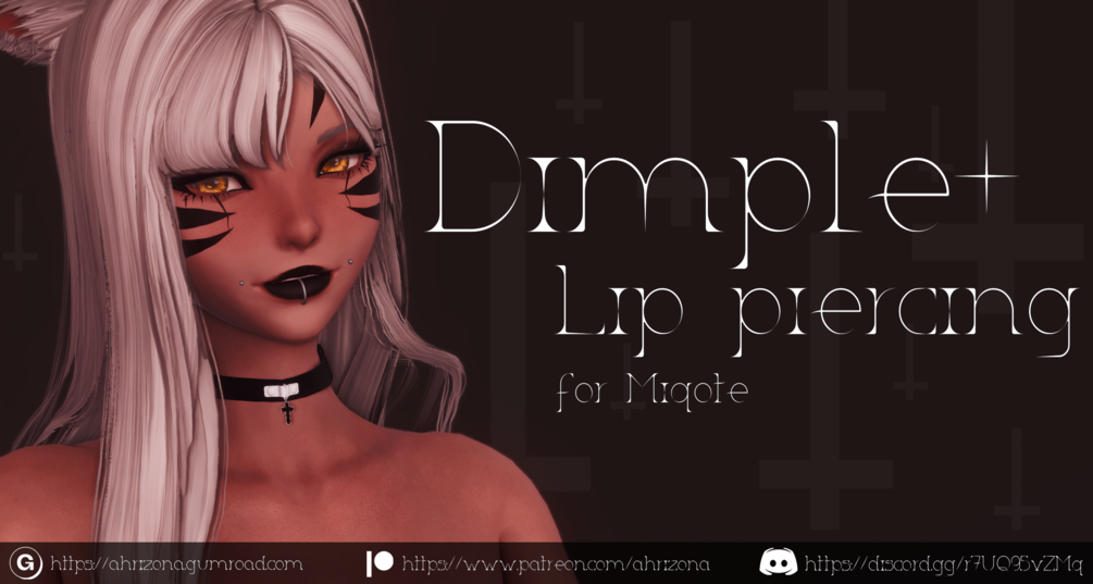 ♦ Dimple + Lip Piercing