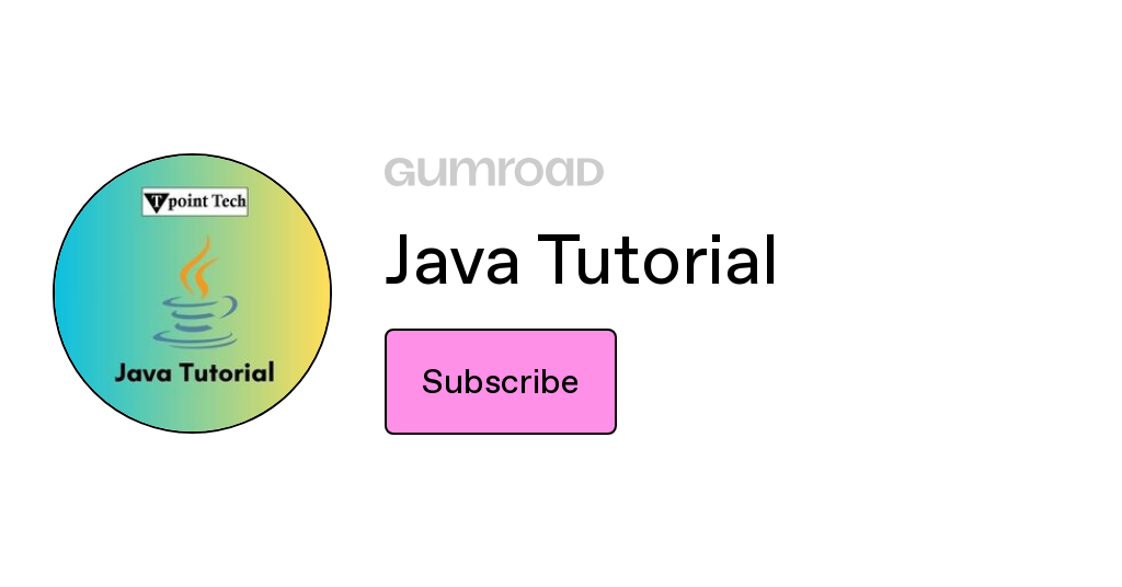 Java Tutorial