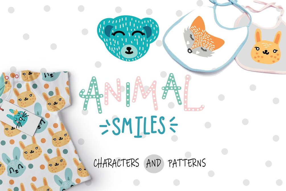 Kids Pattern and Animal Characters