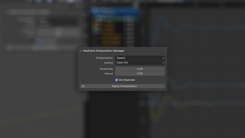 Blender: Keyframe Interpolation Manager