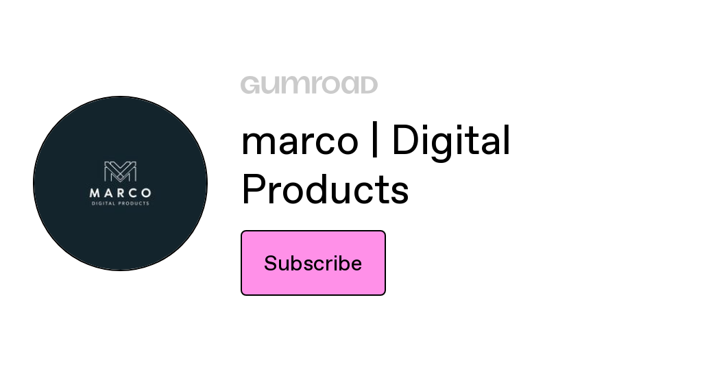 marco | Digital Products