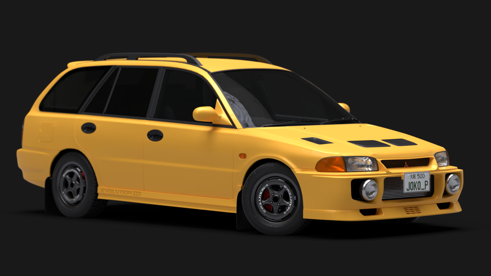 Mitsubishi Libero GT w/ Evo 3 Front 3D Model
