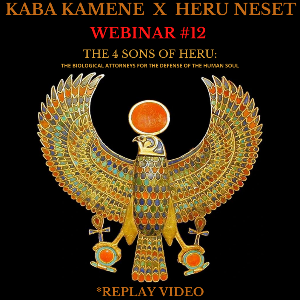 *REPLAY VIDEO* Webinar # 12 - The 4 Sons Of Heru