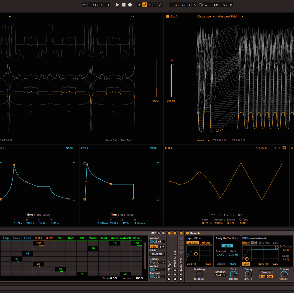 Ableton Live Device & Group Preset | Grey Matter | Wavetable