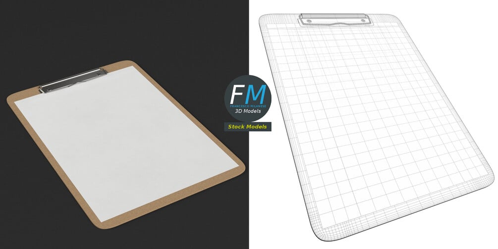 3D MODEL - Clipboard