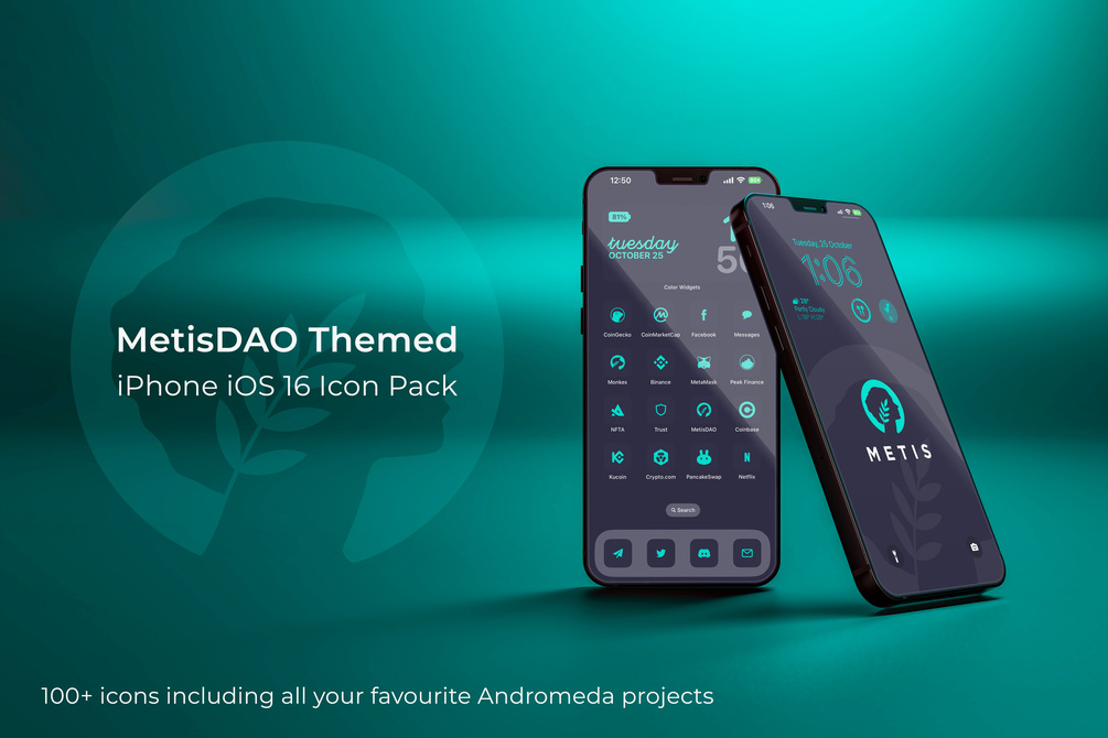 MetisDAO iOS 16 Icon Pack (updated regularly)