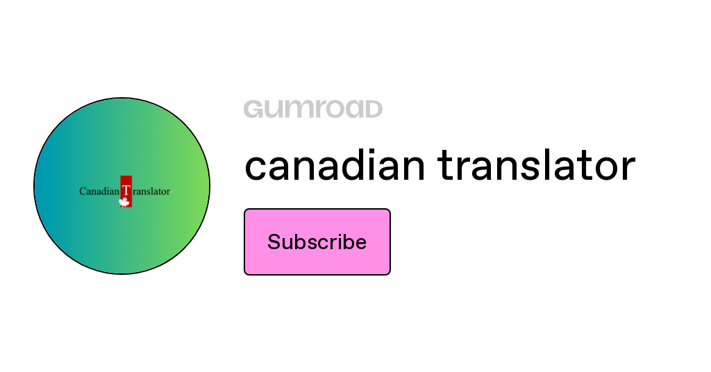 canadian translator