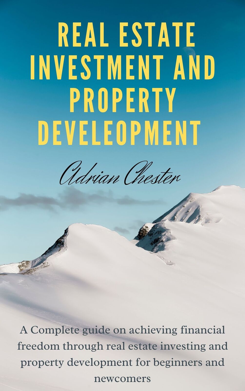 Real estate investment and property development for beginners and newcomers